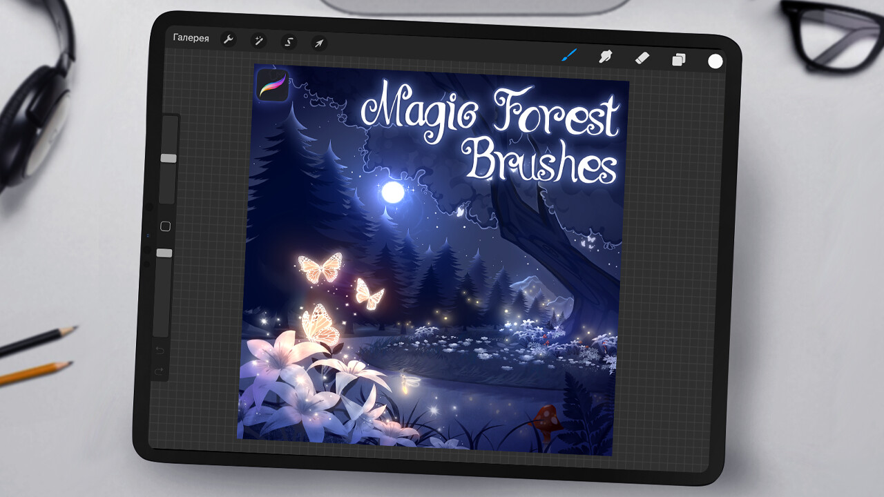 ArtStation - Magic Forest Brushes for Procreate | Brushes