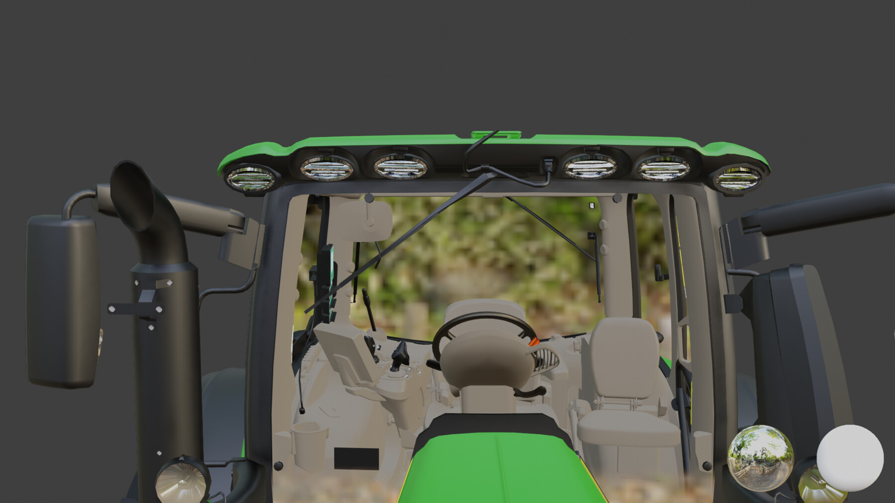 ArtStation - High quality realistic 3d model of JohnDeere 6R Series 3D ...