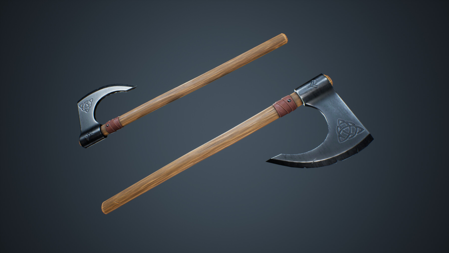 ArtStation - Viking Weapons - Medium Axe II | Game Assets