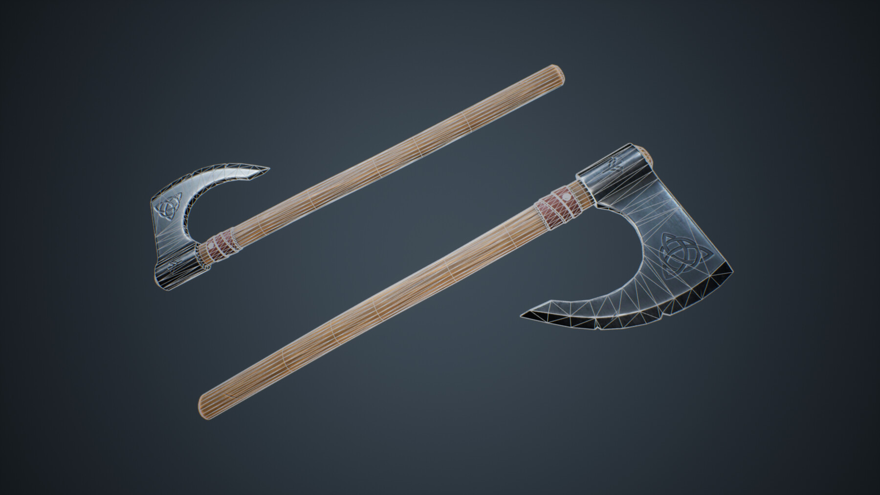 ArtStation - Viking Weapons - Medium Axe II | Game Assets
