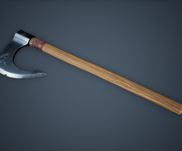 ArtStation - Viking Weapons - Medium Axe II | Game Assets