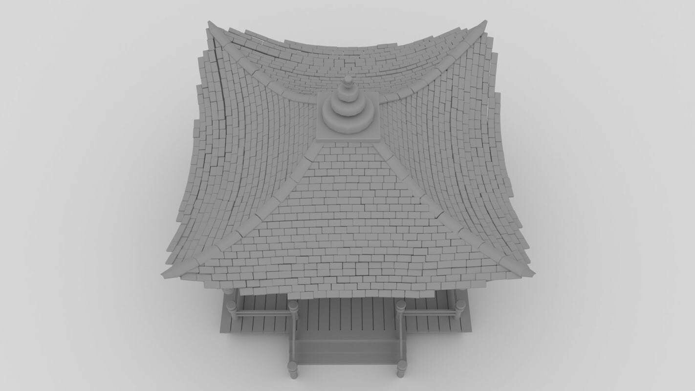 ArtStation - 3D traditional japan temple | Game Assets