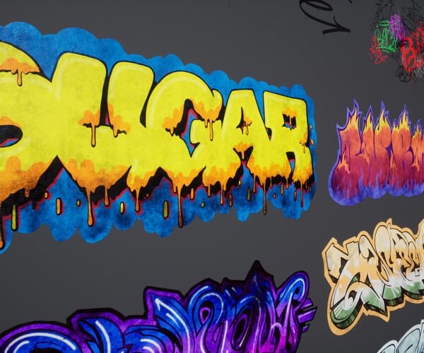 ArtStation - Graffiti Pack Decals IV | Game Assets