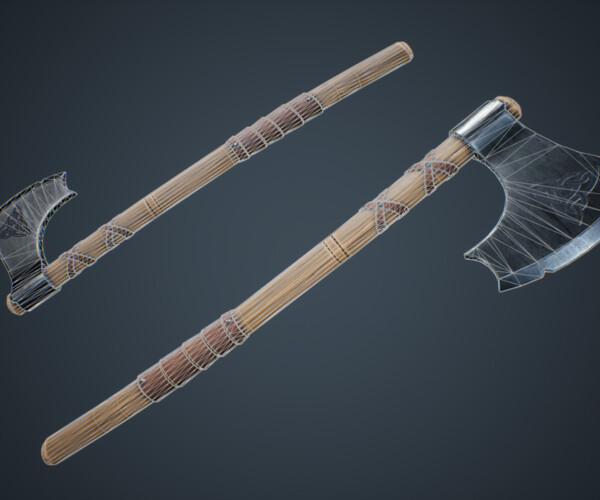 ArtStation - Viking Weapons - Medium Axe III | Game Assets