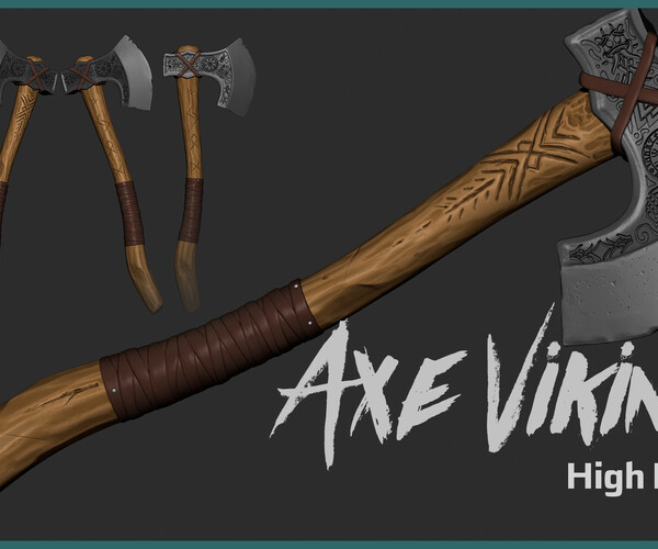 ArtStation - Axe Viking - High Model | Game Assets