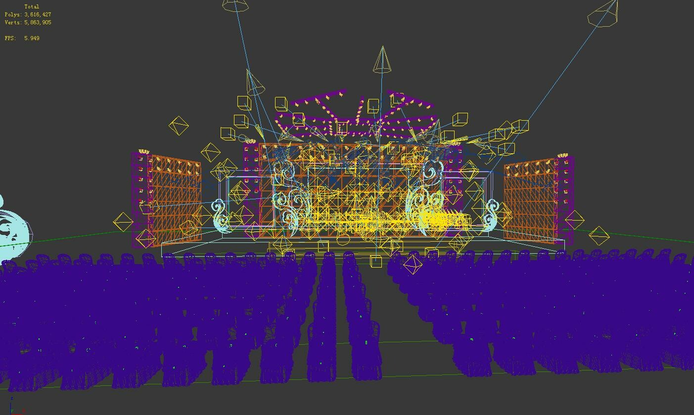 ArtStation - Concert party carnival stage 79 | Resources