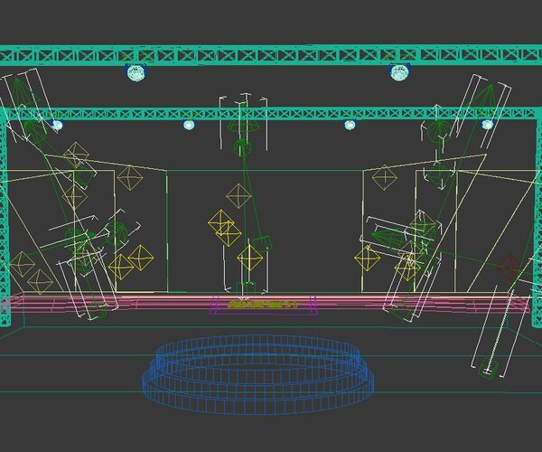 ArtStation - Concert party carnival stage 115 | Resources