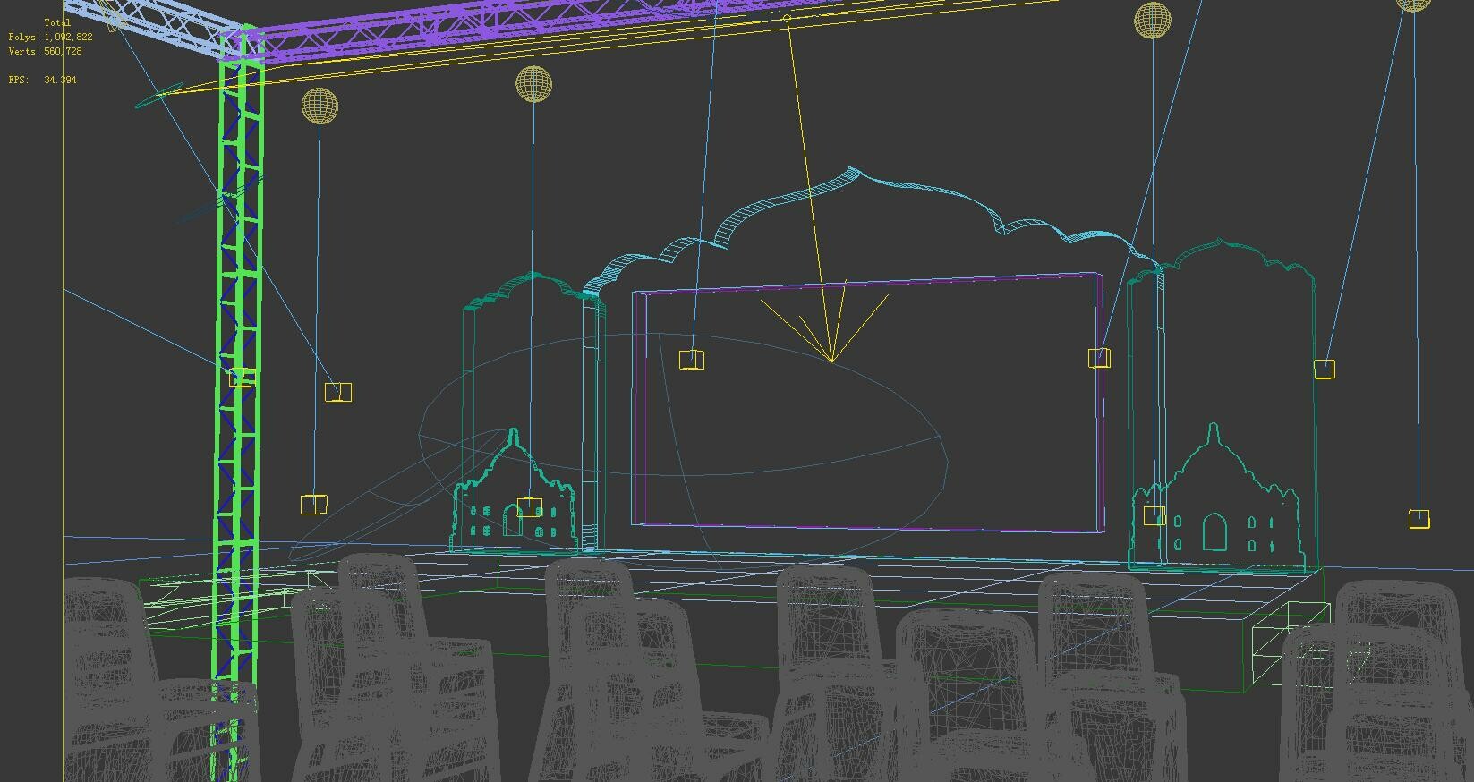 ArtStation - Concert party carnival stage 119 | Resources