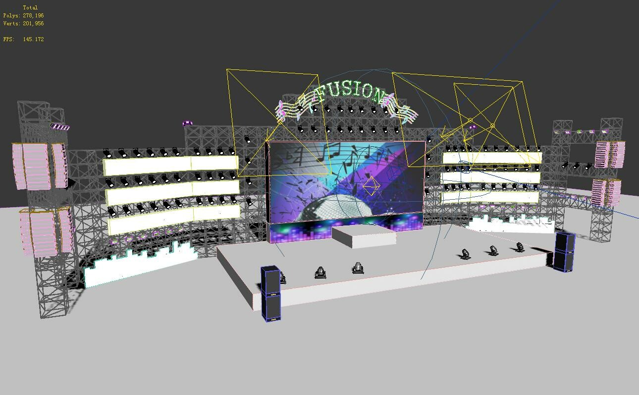 ArtStation - Concert party carnival stage 120 | Resources