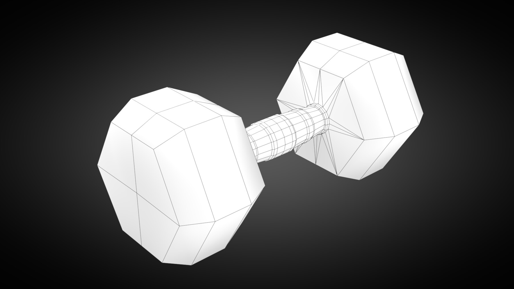ArtStation - Rubber Grip Hex Dumbbells | Game Assets
