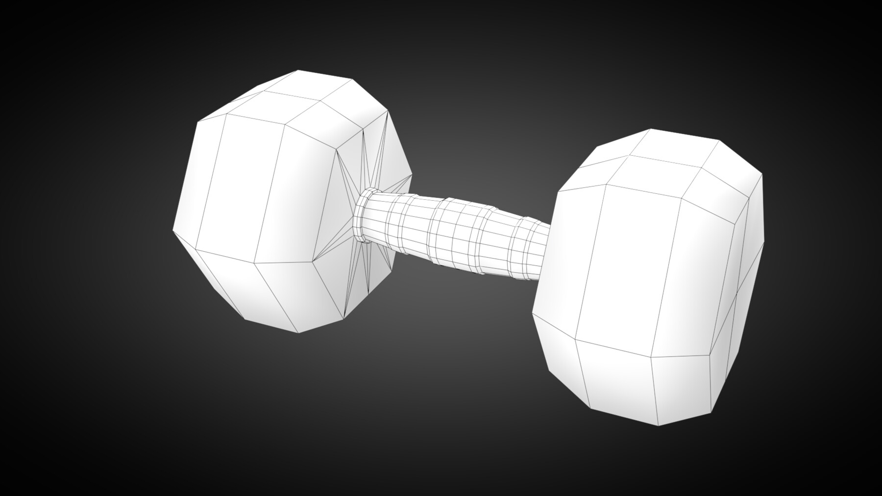 ArtStation - Rubber Grip Hex Dumbbells | Game Assets