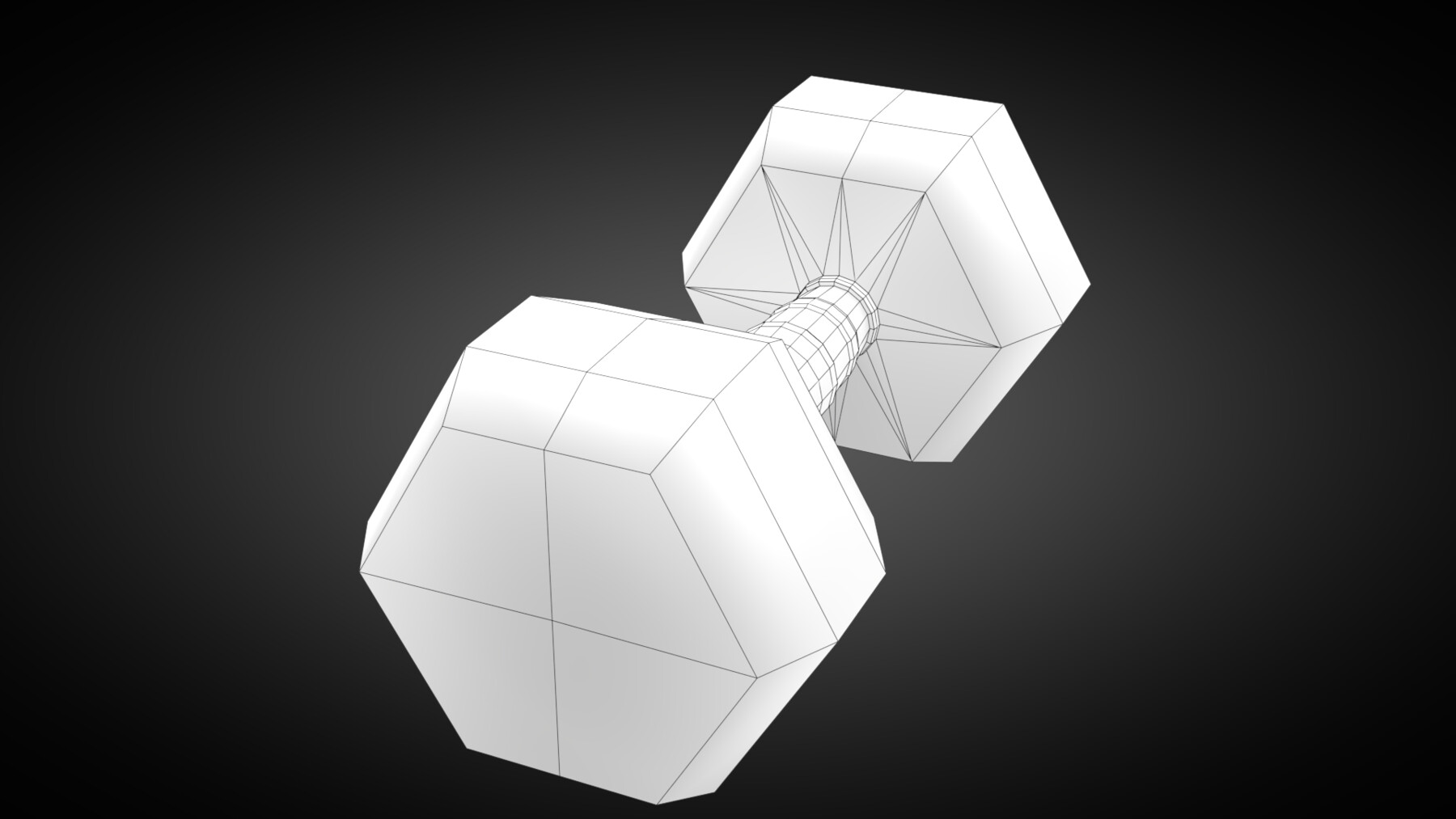 ArtStation - Rubber Grip Hex Dumbbells | Game Assets