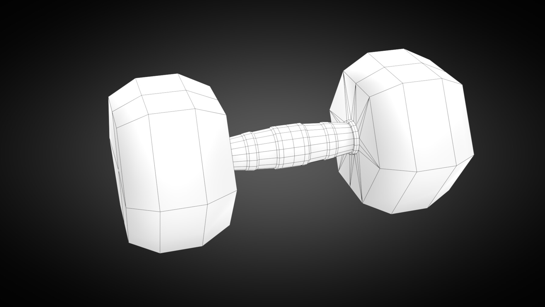 ArtStation - Rubber Grip Hex Dumbbells | Game Assets