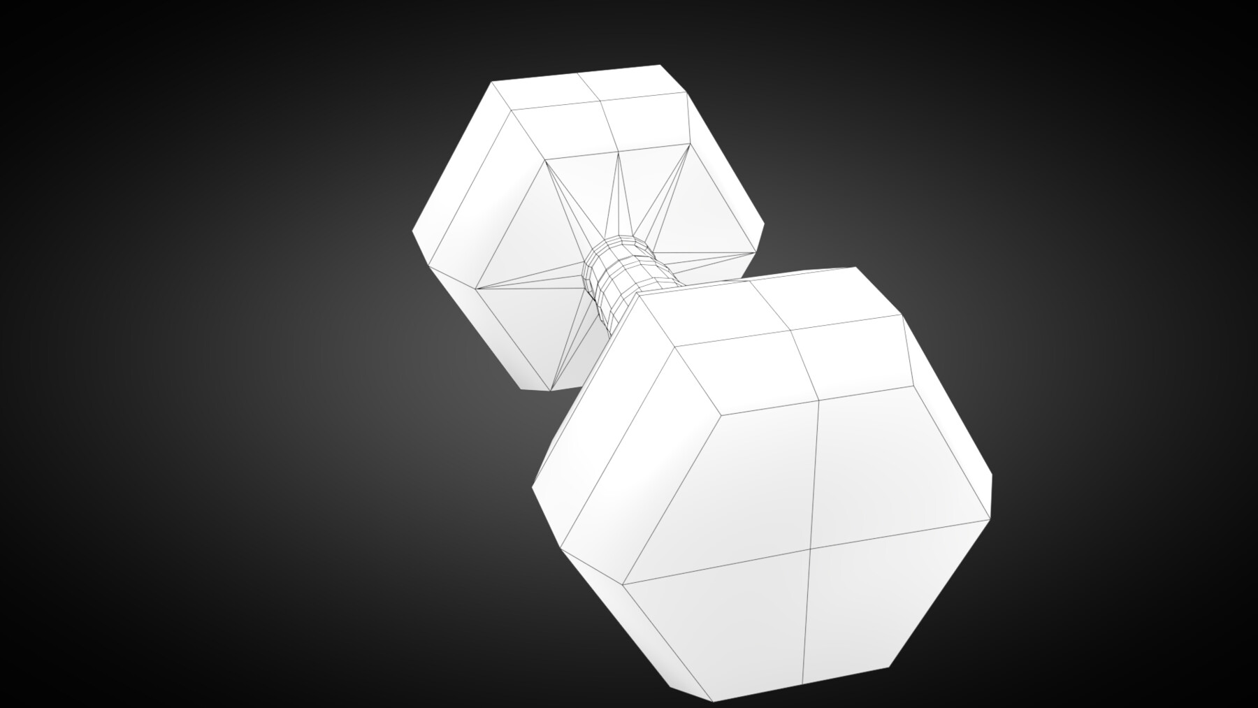 ArtStation - Rubber Grip Hex Dumbbells | Game Assets