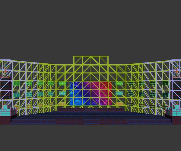 ArtStation - Concert party carnival stage 129 | Resources
