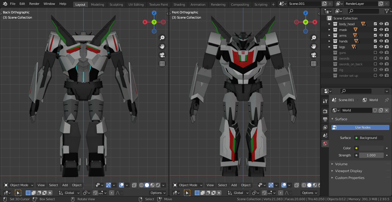 ArtStation - 3D Wheeljack Transformers Prime 3D Character Rig | Game Assets