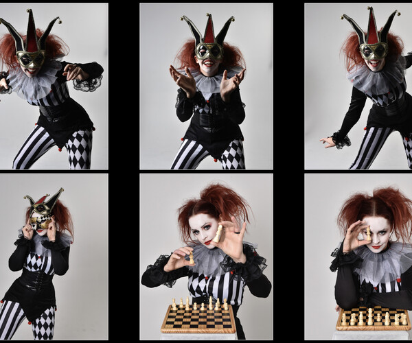 ArtStation - x130 Jester Pose Reference pack | Resources