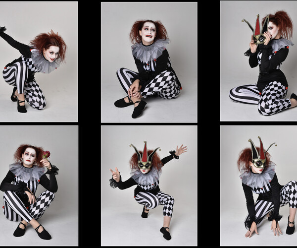 ArtStation - x130 Jester Pose Reference pack | Resources