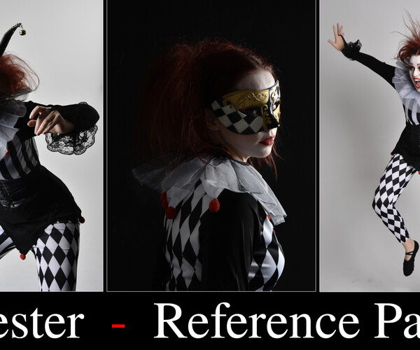 ArtStation - x130 Jester Pose Reference pack | Resources
