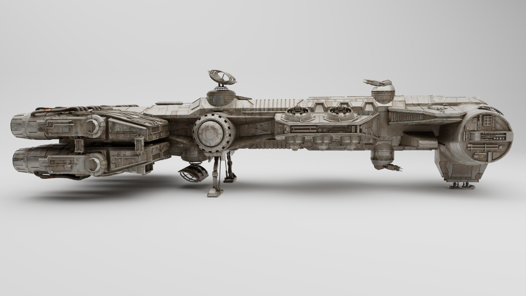ArtStation - Blockade Runner Concept - Star Wars | Game Assets