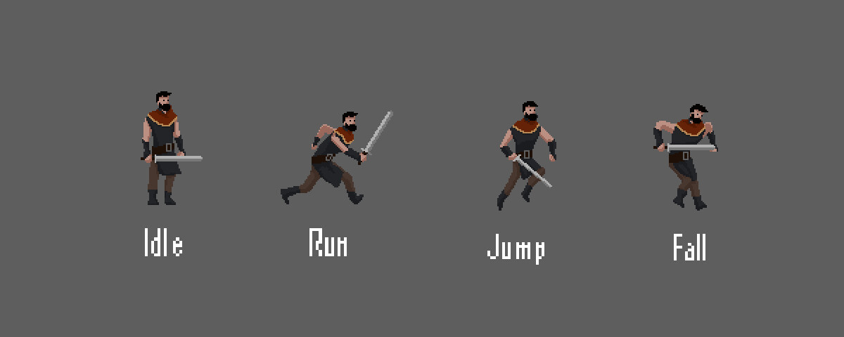 ArtStation - warrior character pack | Game Assets