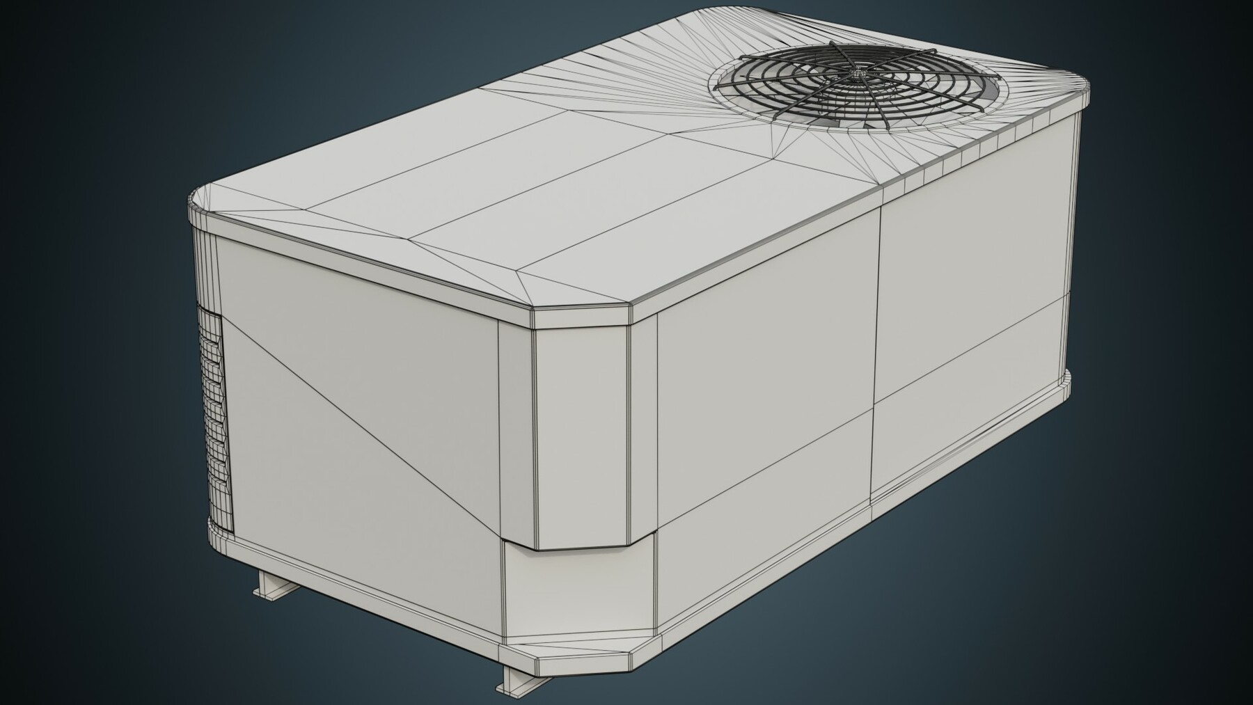 ArtStation - Rooftop AC Unit 3B | Game Assets