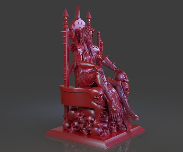 ArtStation - Killer Woman Death God Sculpture | Resources