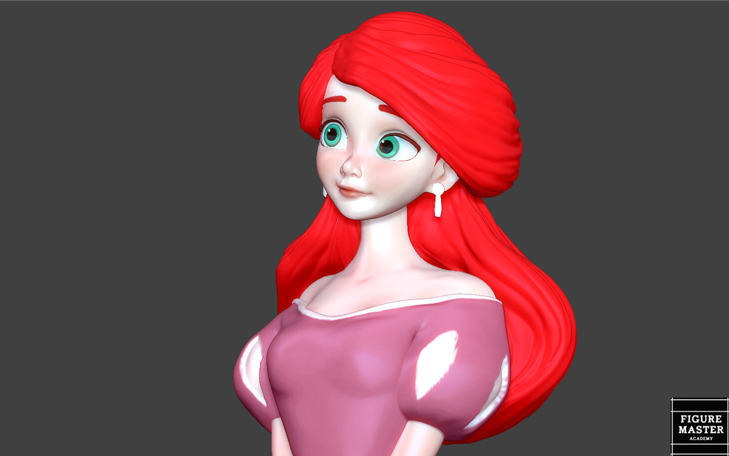 ArtStation - ARIEL DRESS LITTLE MERMAID DISNEY princess ANIMATION 3D ...