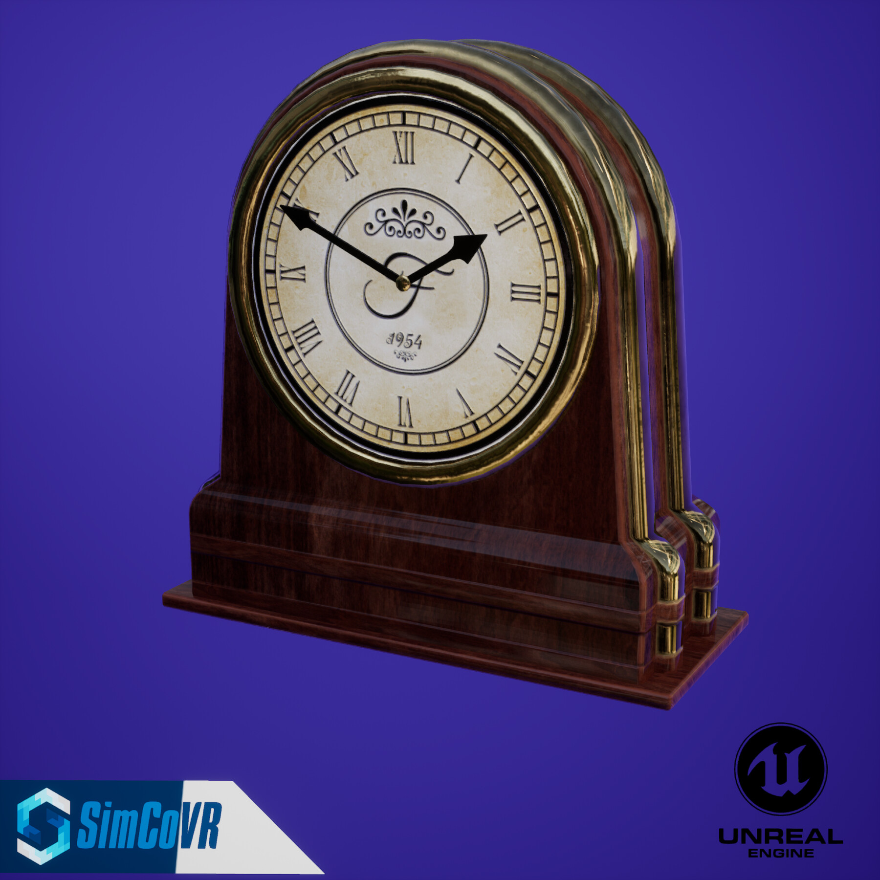 ArtStation - Desk Clock VR Ready | Game Assets