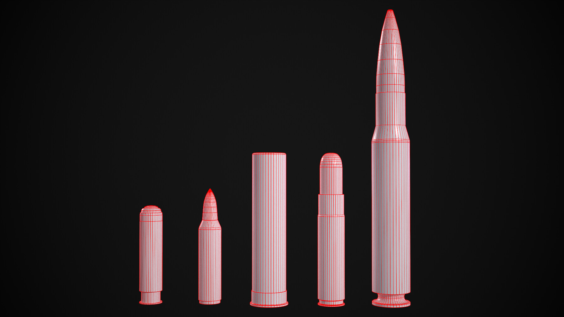 ArtStation - SciFi Bullets Pack - Real Time/3D Assets/4K Textures/Files ...