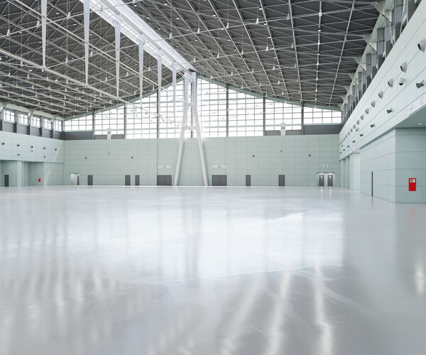 ArtStation - Exhibition Hall Interior 1 | Resources