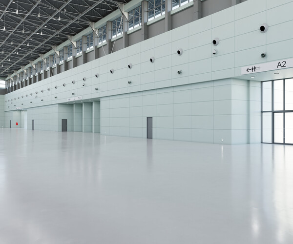 ArtStation - Exhibition Hall Interior 1 | Resources