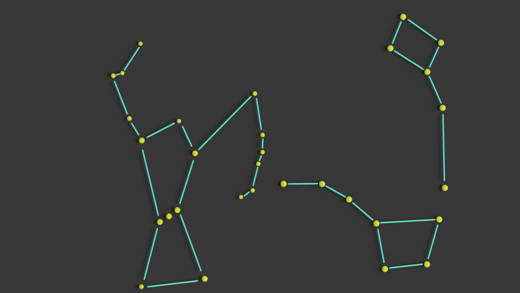 ArtStation - Orion Ursa Minor Ursa Major Constellation | Game Assets