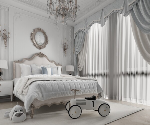 ArtStation - Modern Style Bedroom - 517 | Resources