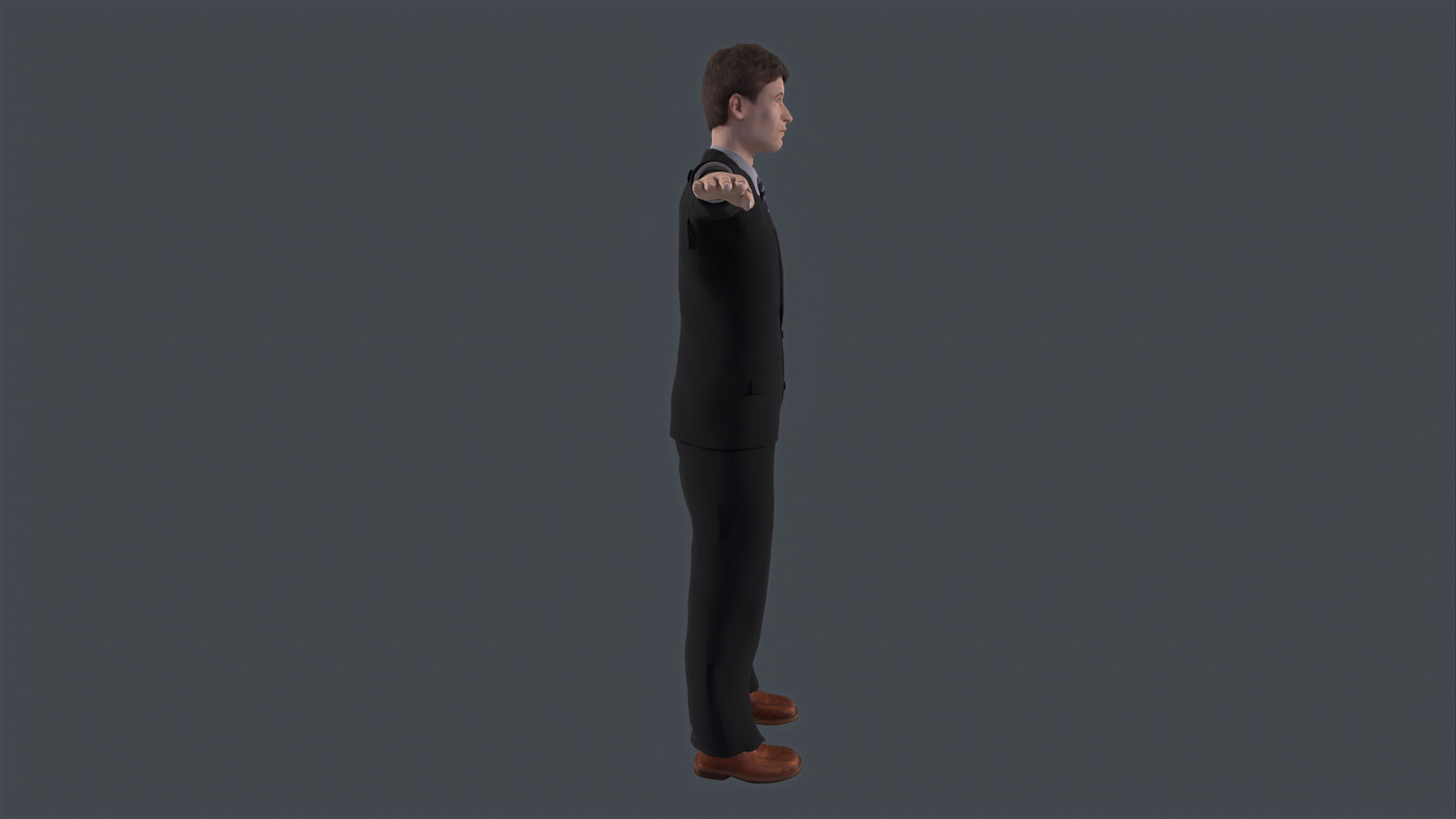 ArtStation - Old Classic Man Low Poly | Resources