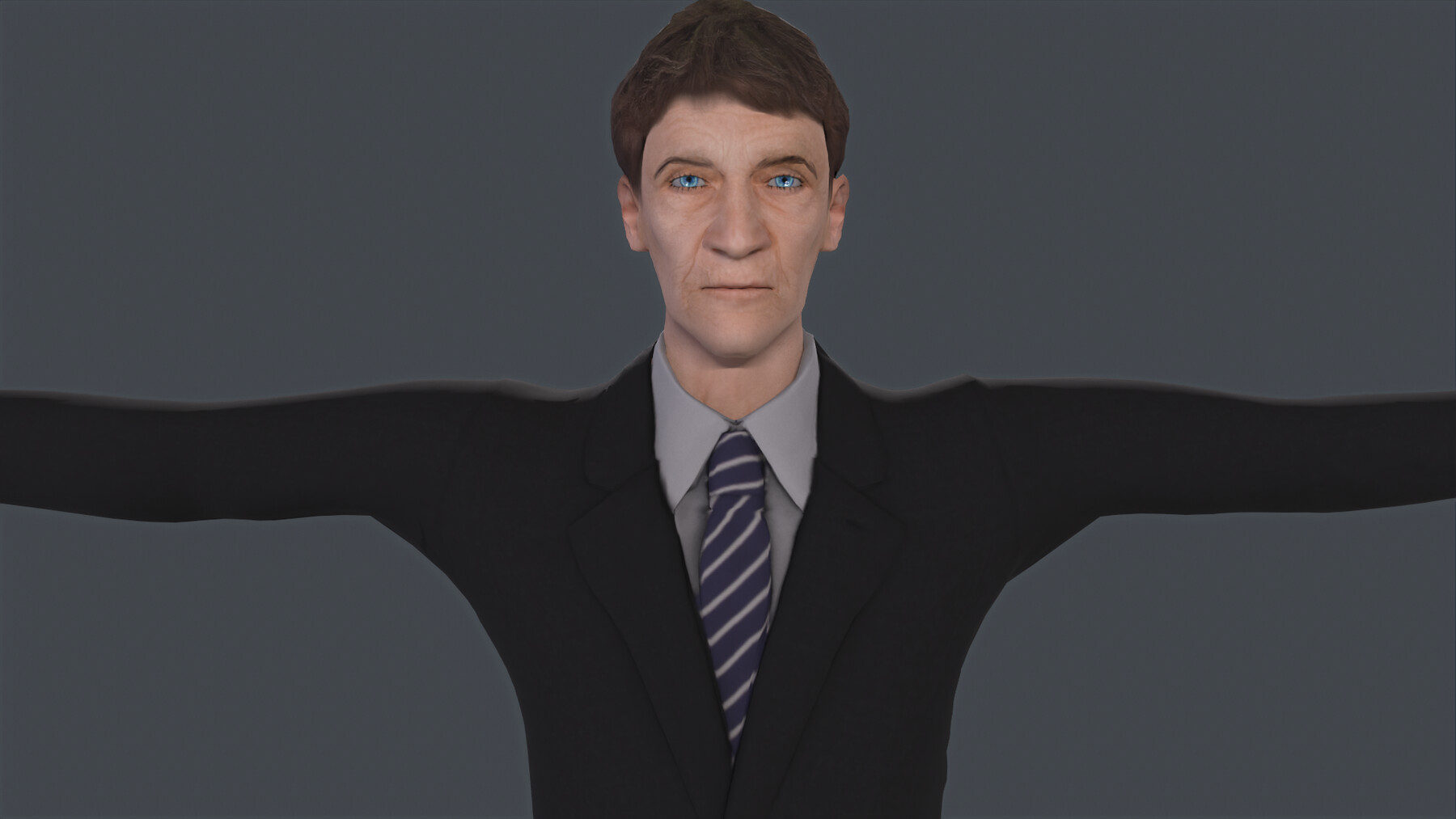 ArtStation - Old Classic Man Low Poly | Resources