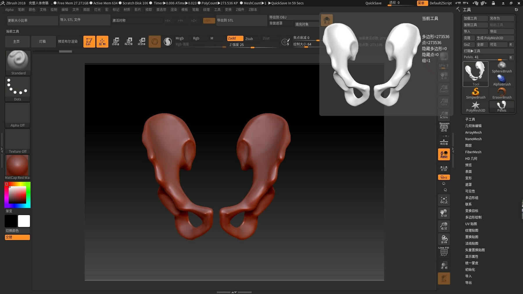 ArtStation - Download 3D model of human hip bone, | Resources