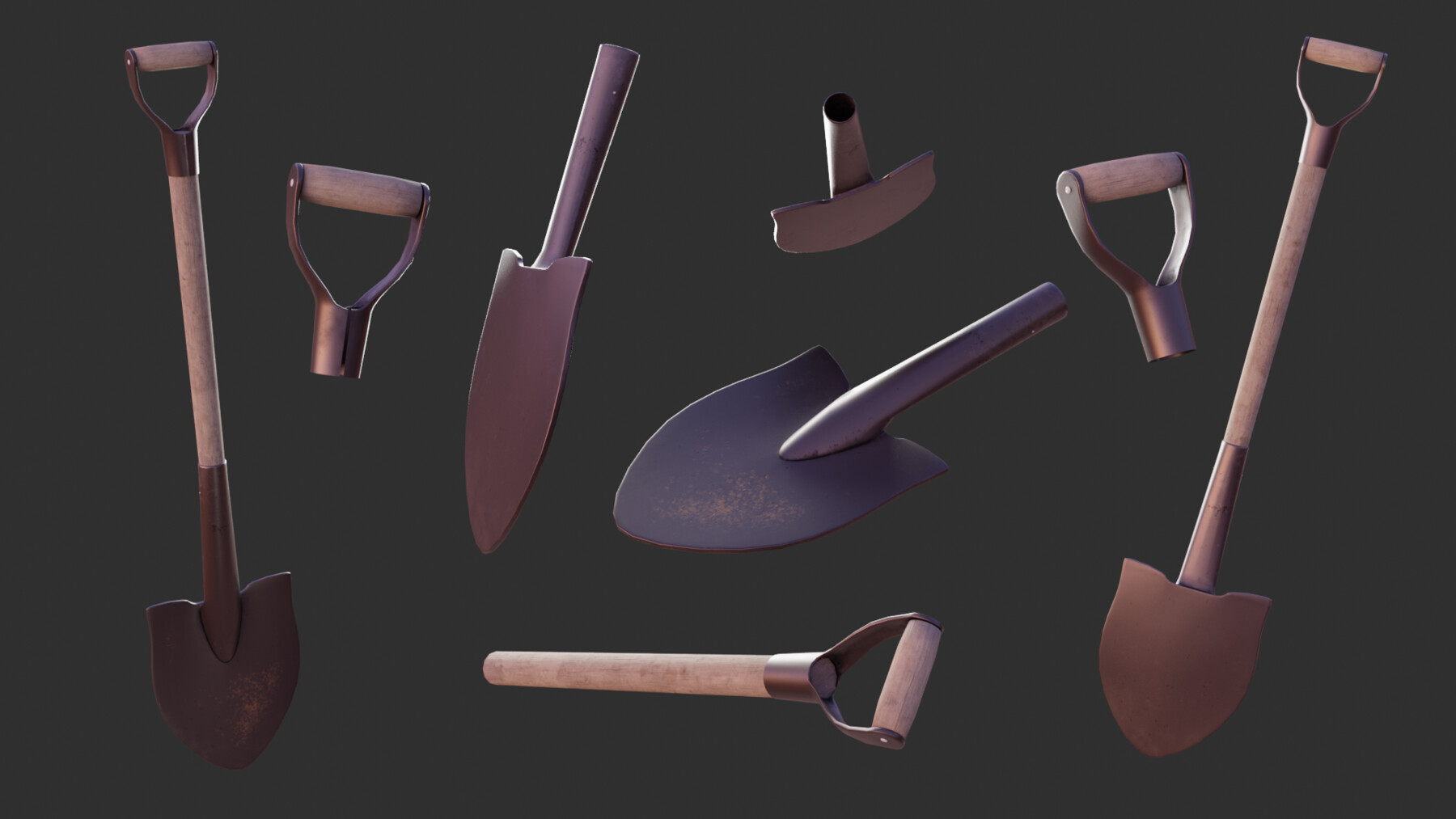 ArtStation - 4 Shovels | Game Assets