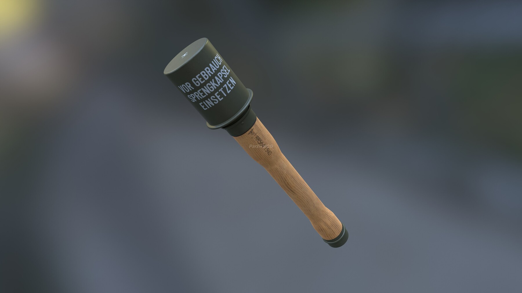 ArtStation - German Stick Grenade Stielhandgranate M24 4K PBR Textures ...