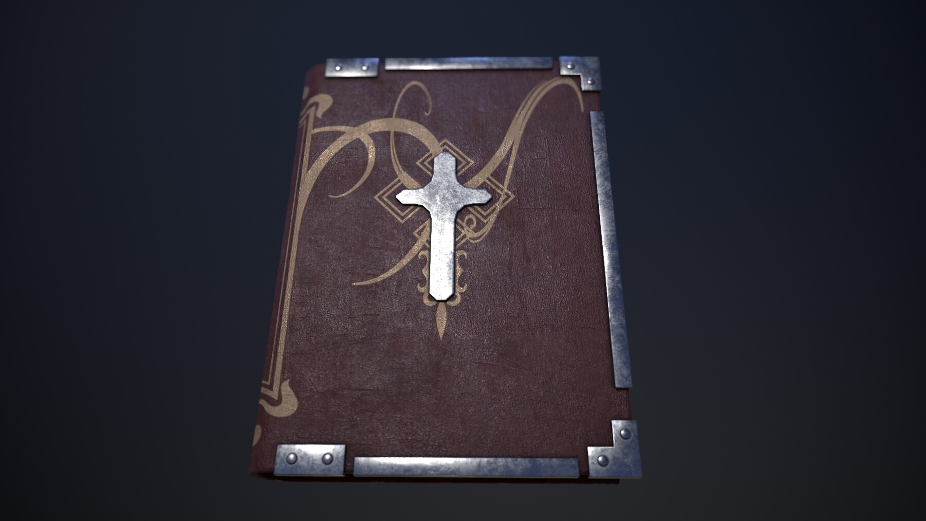 ArtStation - Book with a cross in three versions | Game Assets