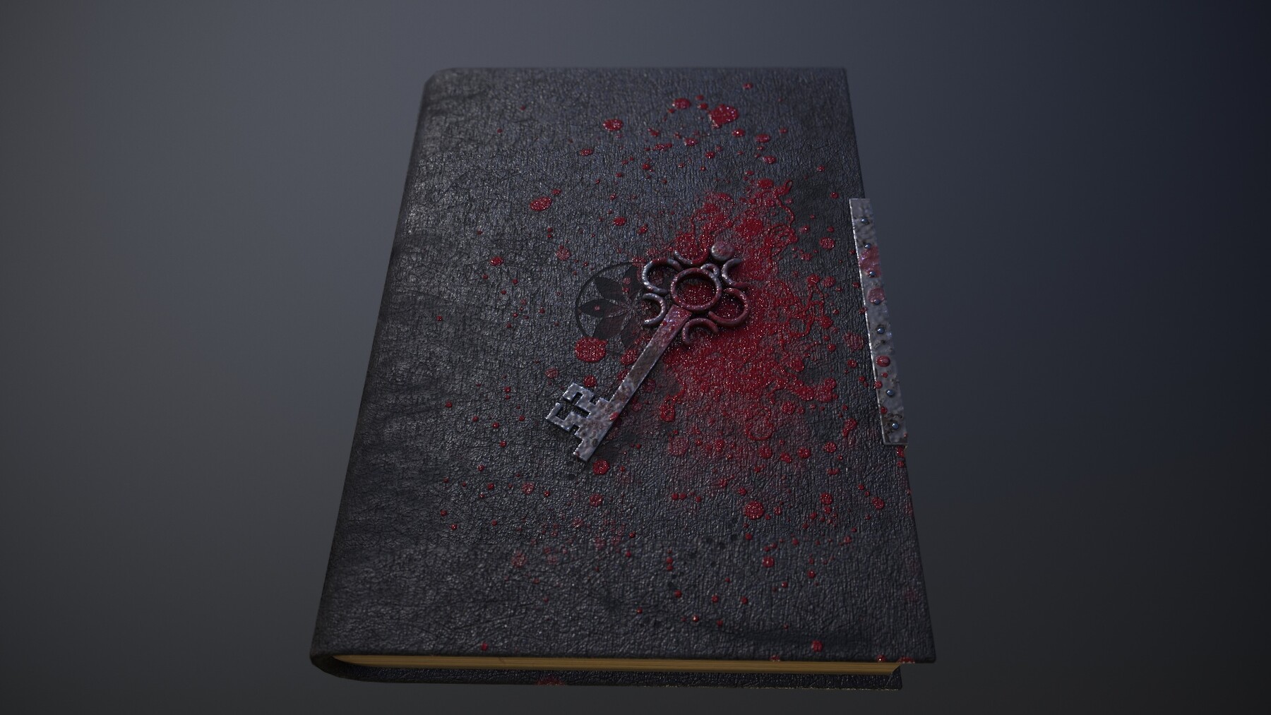 ArtStation - Book with key in three versions | Game Assets