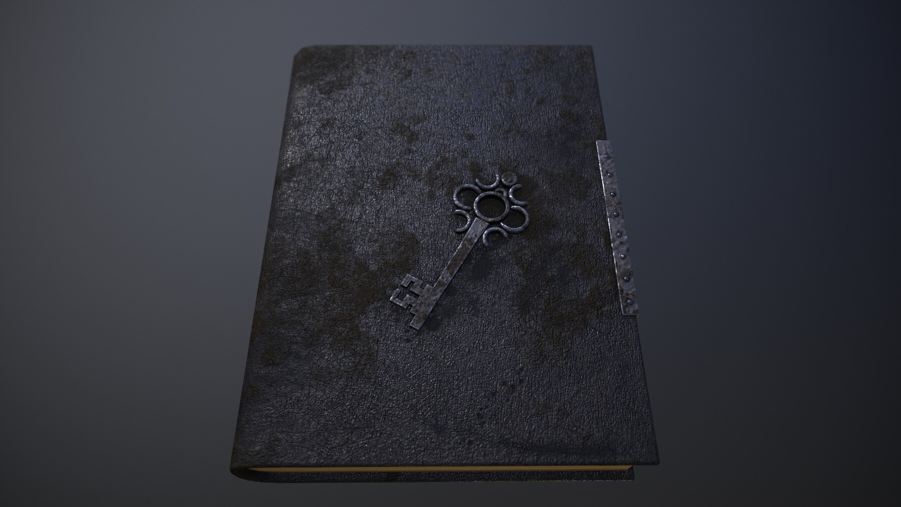 ArtStation - Book with key in three versions | Game Assets