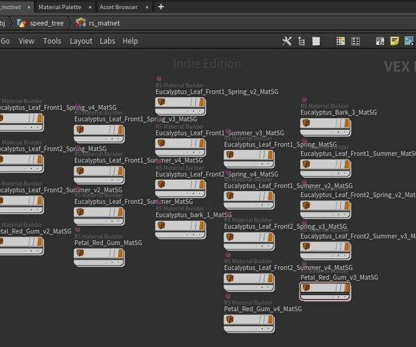 ArtStation - SpeedTree importer for Houdini 19+ Redshift & MTLX (Karma CPU) | Resources