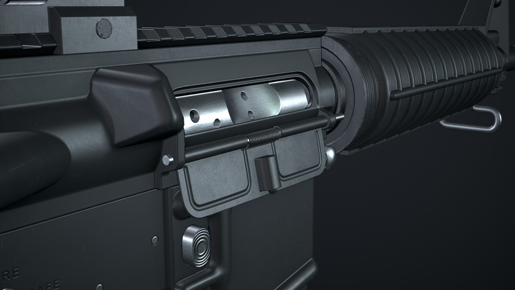 ArtStation - M4A1 Stock Modular | Game Assets