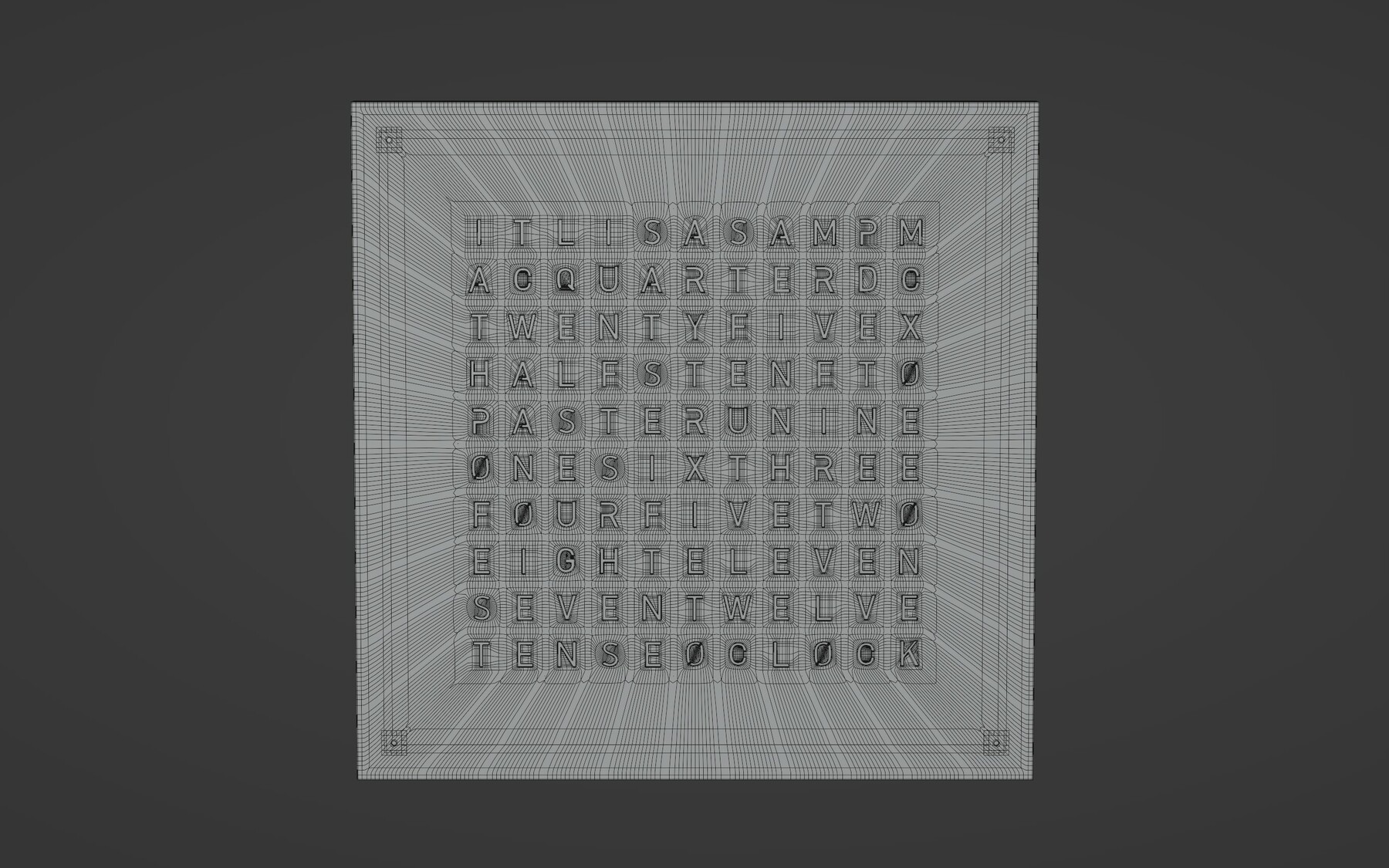 ArtStation - Qlocktwo Classic | Resources
