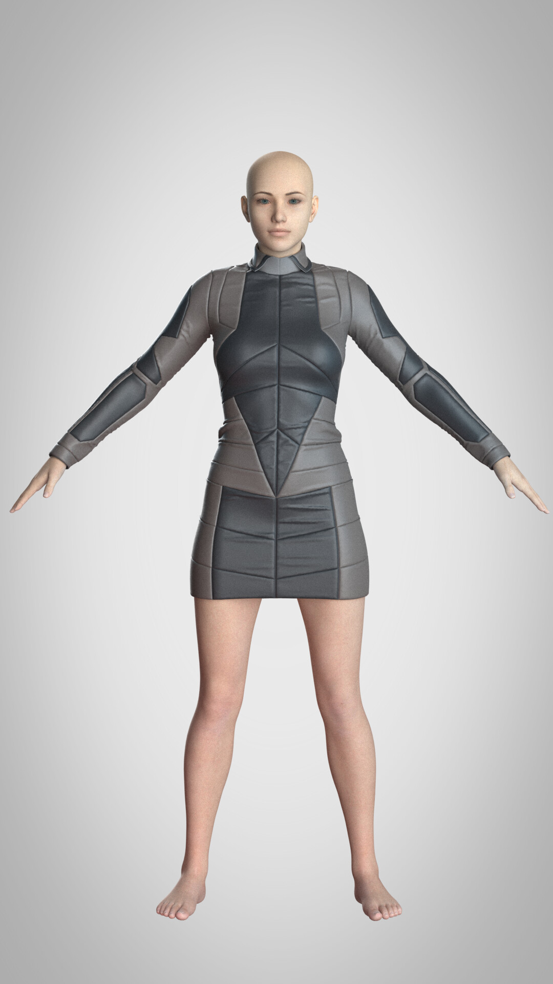 ArtStation - Cyber Dress | Game Assets
