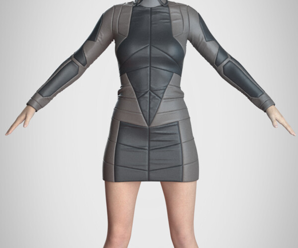 ArtStation - Cyber Dress | Game Assets
