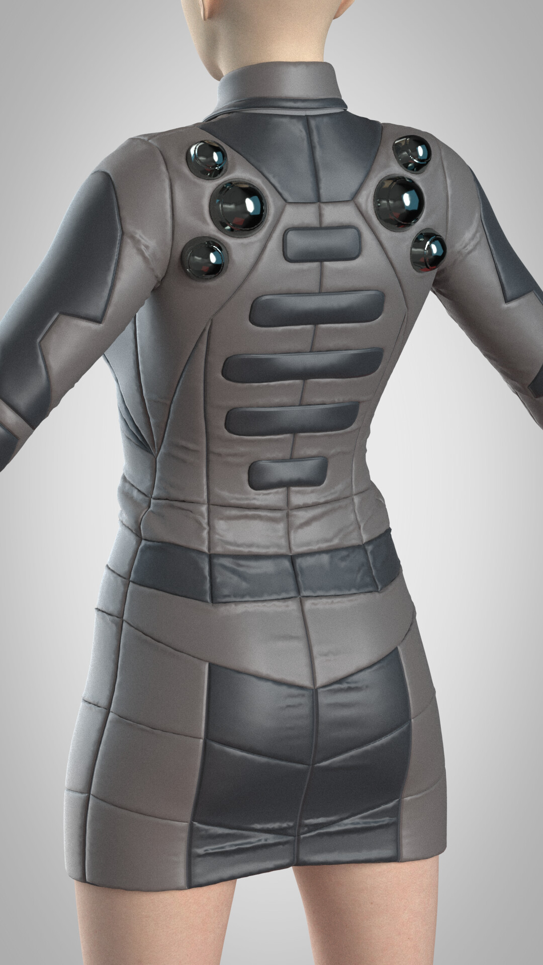 ArtStation - Cyber Dress | Game Assets