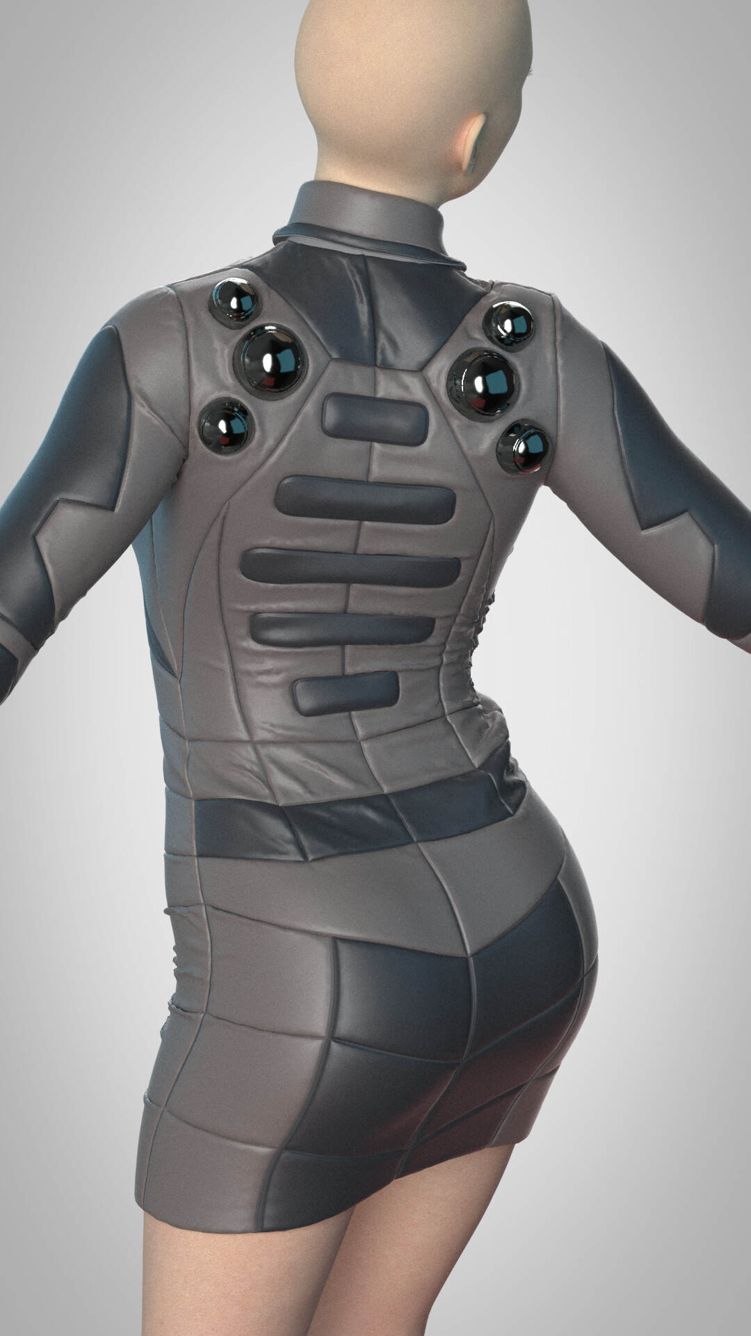 ArtStation - Cyber Dress | Game Assets