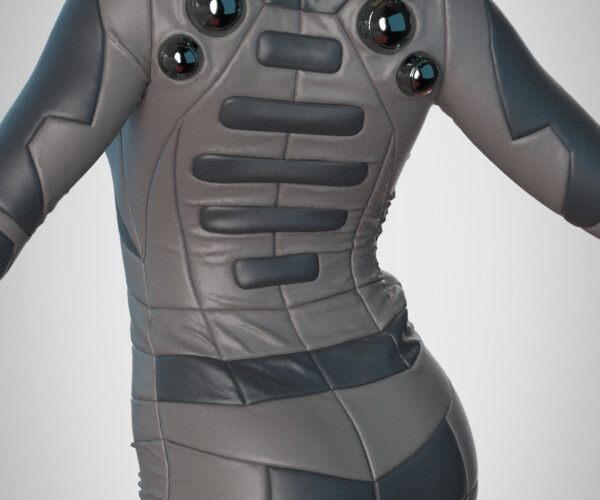 ArtStation - Cyber Dress | Game Assets